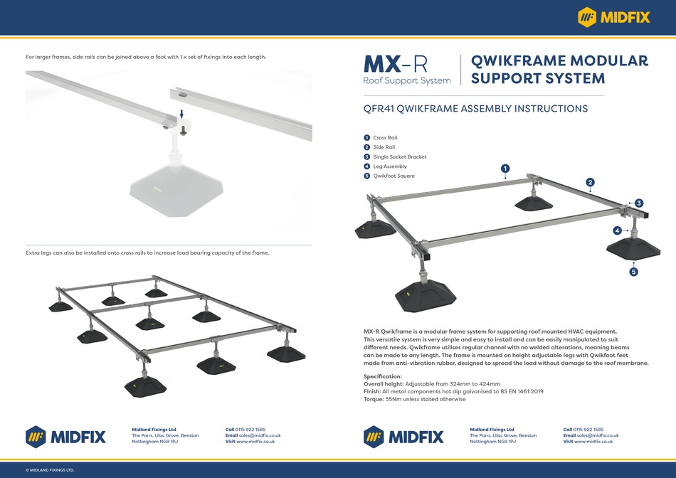 MIDFIX MX-R ASSEMBLY INSTRUCTIONS Pdf Download | ManualsLib