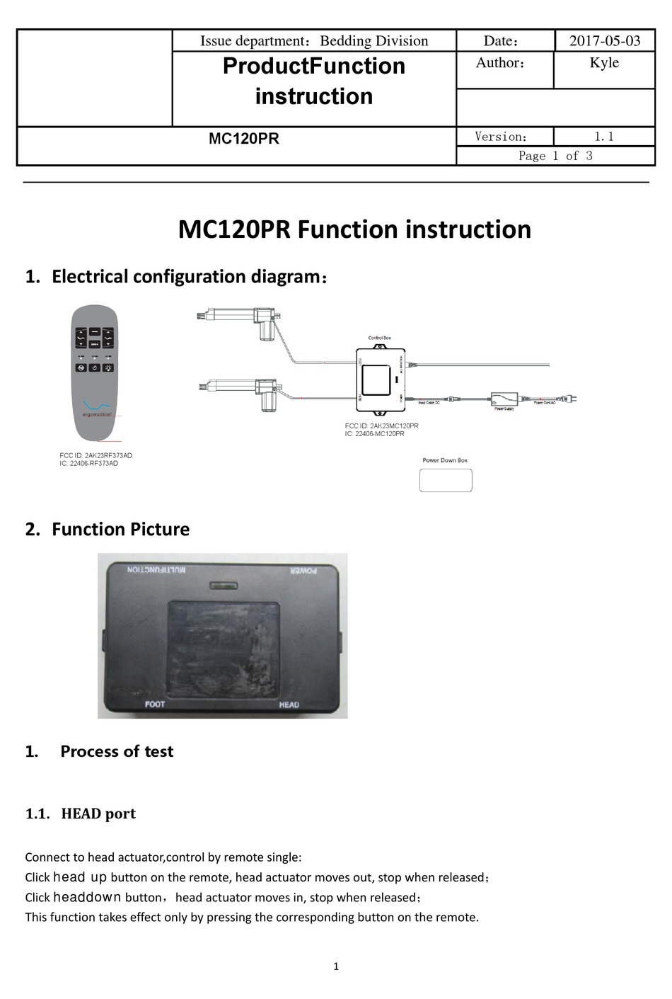 KEESON MC120PR PRODUCT FUNCTION INSTRUCTION Pdf Download | ManualsLib