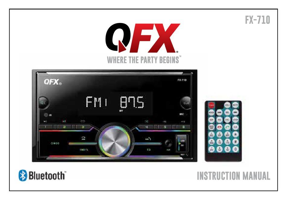 QFX FX-710 INSTRUCTION MANUAL Pdf Download | ManualsLib