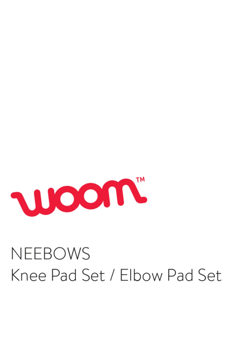 WOOM NEEBOWS INSTRUCTIONS FOR USE MANUAL Pdf Download | ManualsLib