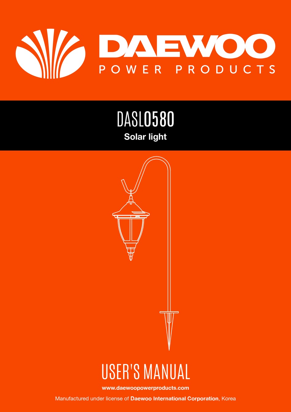 DAEWOO DASL0580 USER MANUAL Pdf Download | ManualsLib