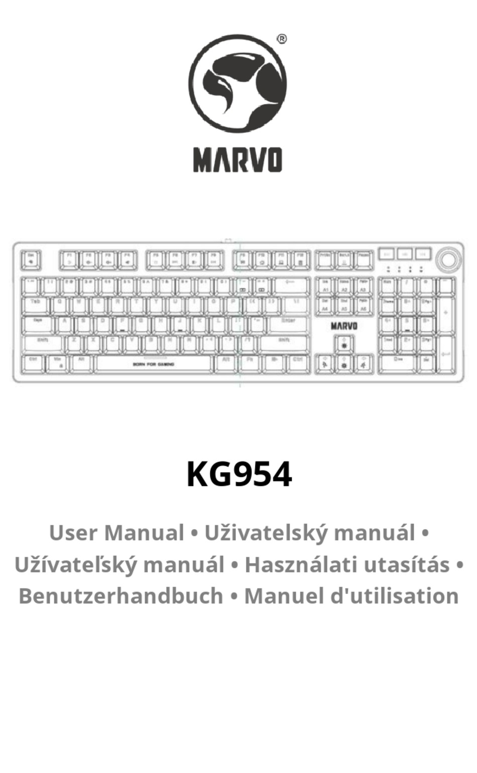 MARVO KG954 USER MANUAL Pdf Download | ManualsLib