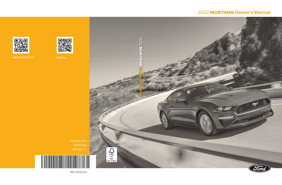 FORD MUSTANG 2022 OWNER'S MANUAL Pdf Download | ManualsLib