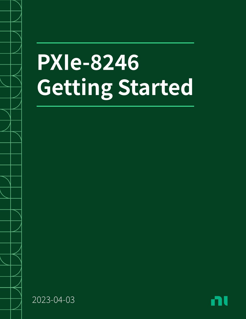 NATIONAL INSTRUMENTS PXIE-8246 GETTING STARTED Pdf Download | ManualsLib NATIONAL INSTRUMENTS PXIE-8246 GETTING STARTED Pdf Download | ManualsLib