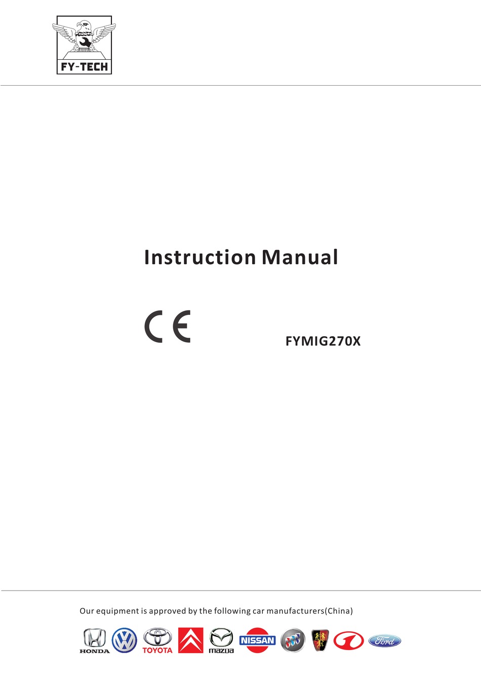 FY-TECH FYMIG270X INSTRUCTION MANUAL Pdf Download | ManualsLib