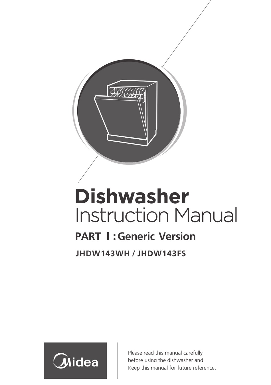 MIDEA JHDW143WH INSTRUCTION MANUAL Pdf Download | ManualsLib