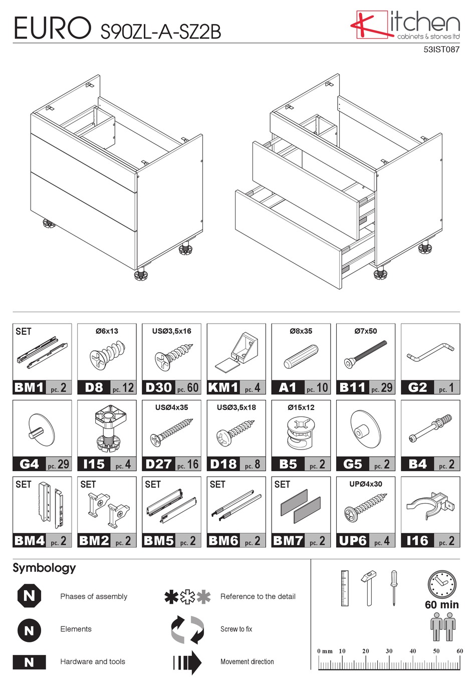 KITCHEN EURO S90ZL-A-SZ2B MANUAL Pdf Download | ManualsLib