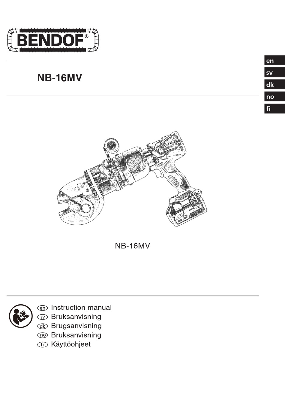 BENDOF NB-16MV INSTRUCTION MANUAL Pdf Download | ManualsLib