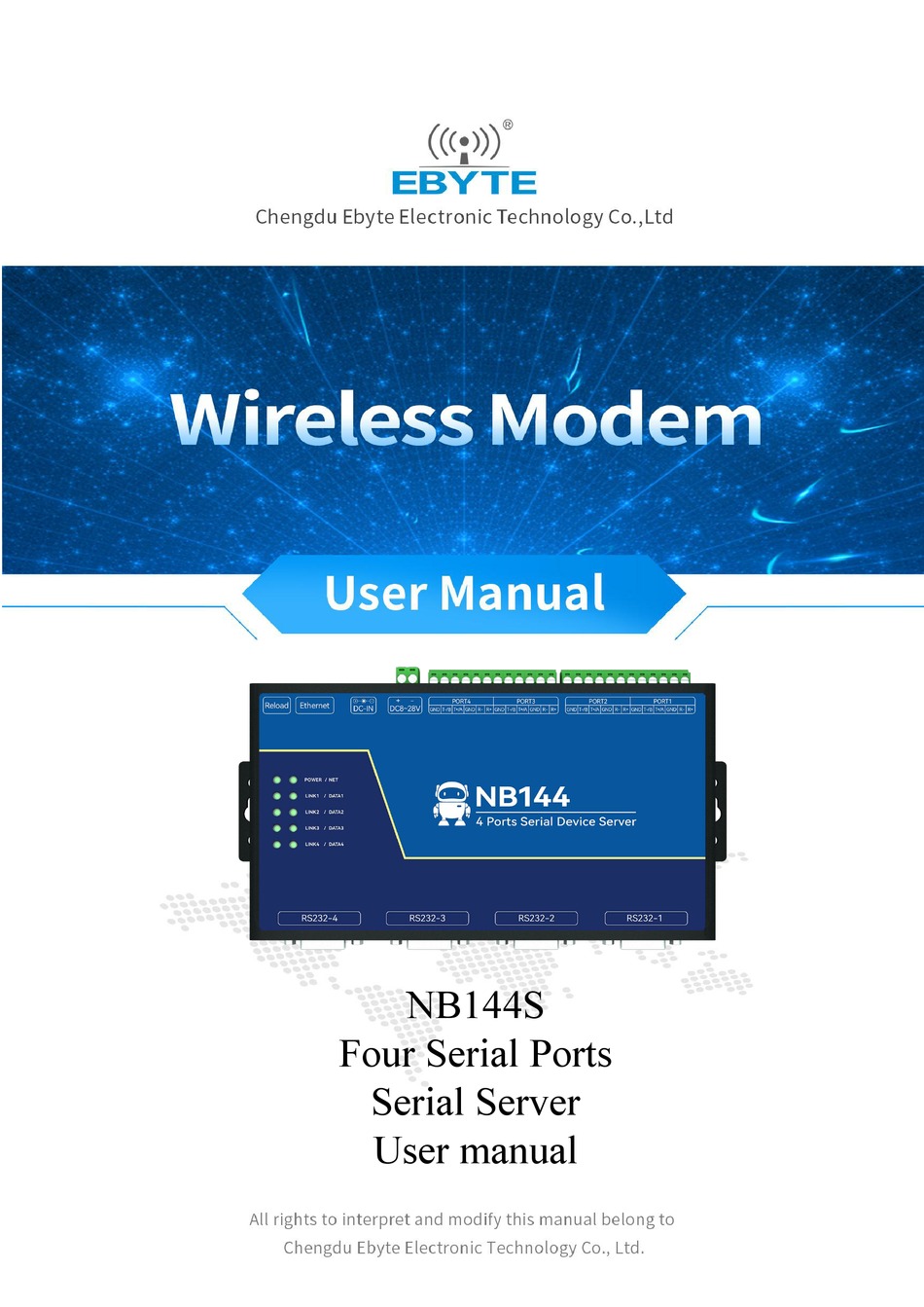 EBYTE NB144S USER MANUAL Pdf Download | ManualsLib