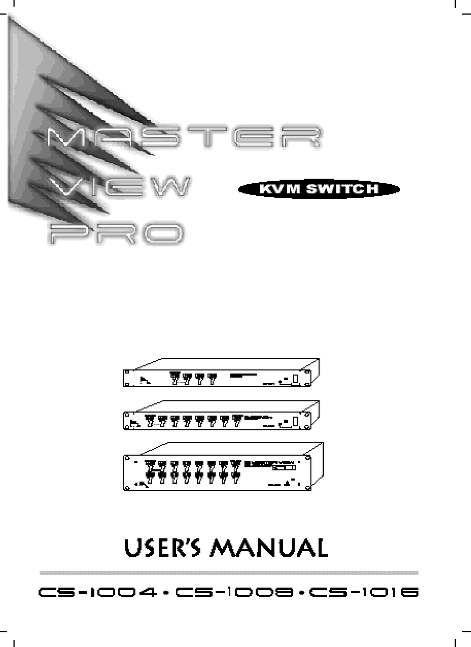 MASTER VIEW CS-1004 USER MANUAL Pdf Download | ManualsLib MASTER VIEW CS-1004 USER MANUAL Pdf Download | ManualsLib