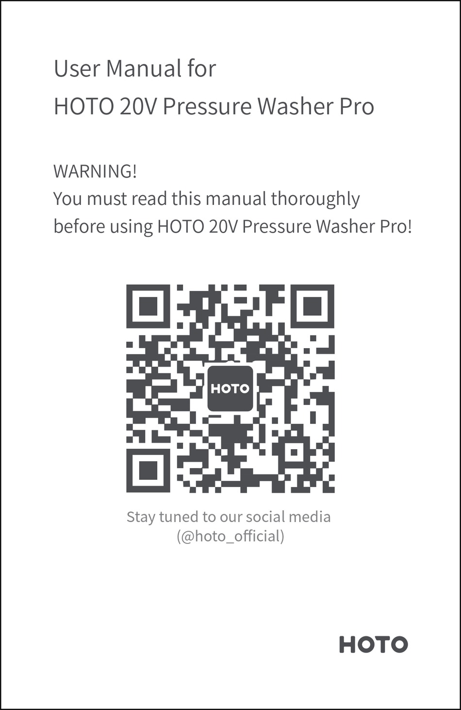 HOTO QWXCJ002 USER MANUAL Pdf Download | ManualsLib