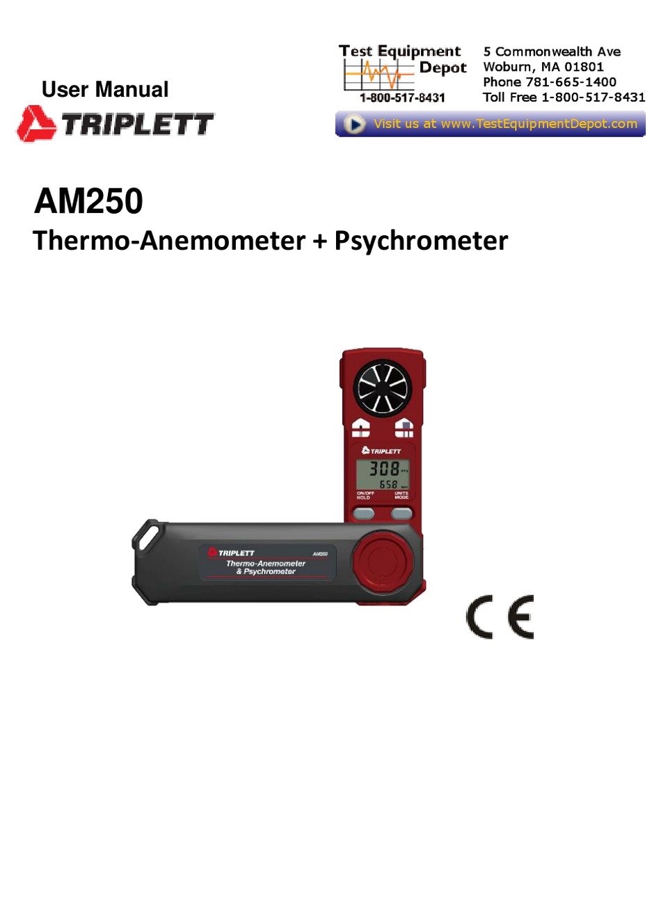 TRIPLETT AM250 USER MANUAL Pdf Download | ManualsLib