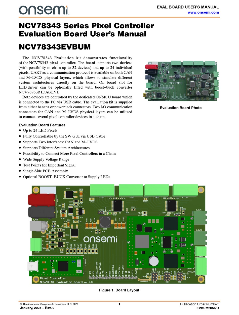 ONSEMI NCV78343 SERIES USER MANUAL Pdf Download | ManualsLib