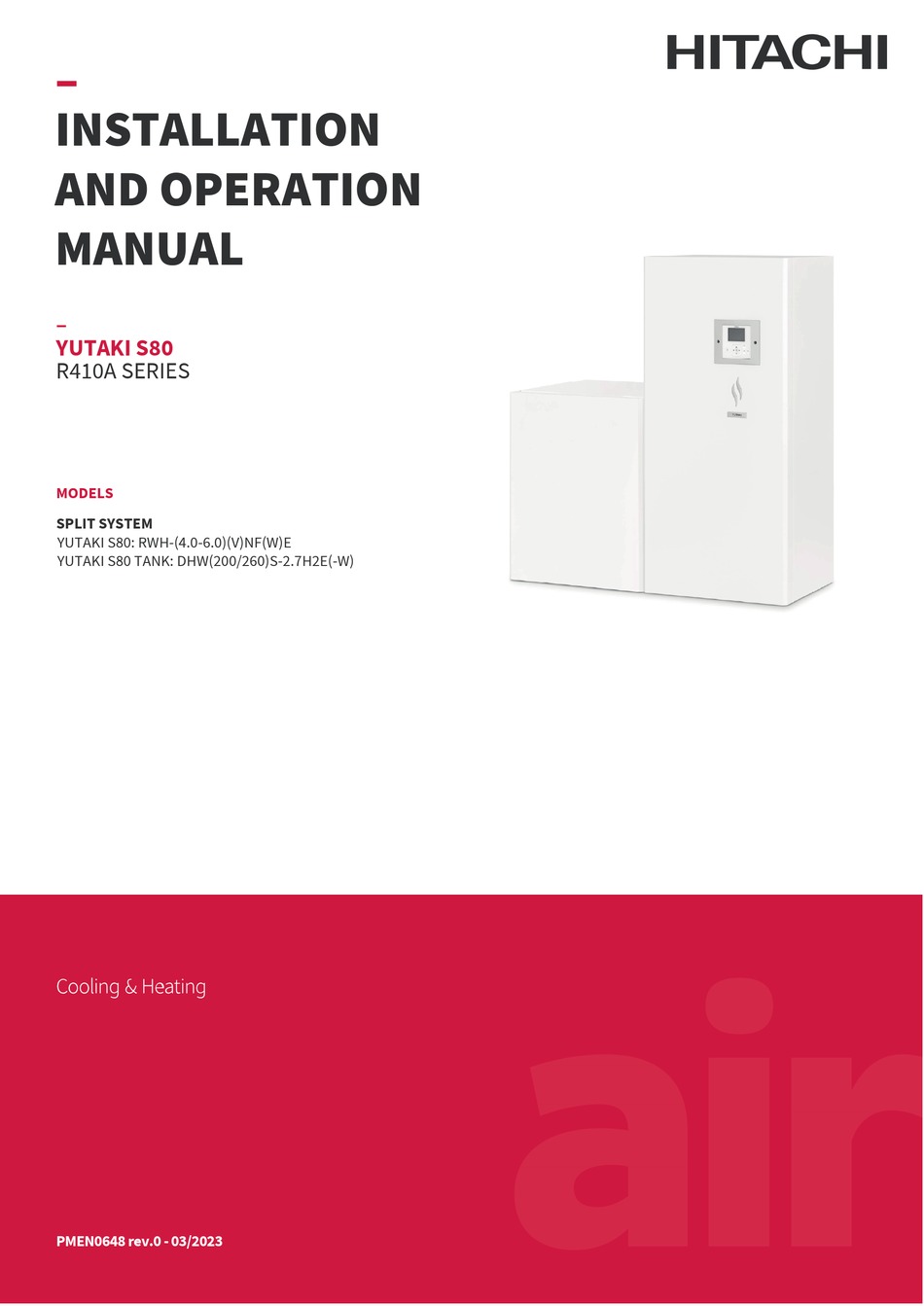Hitachi Yutaki S Doc Technique Pdf