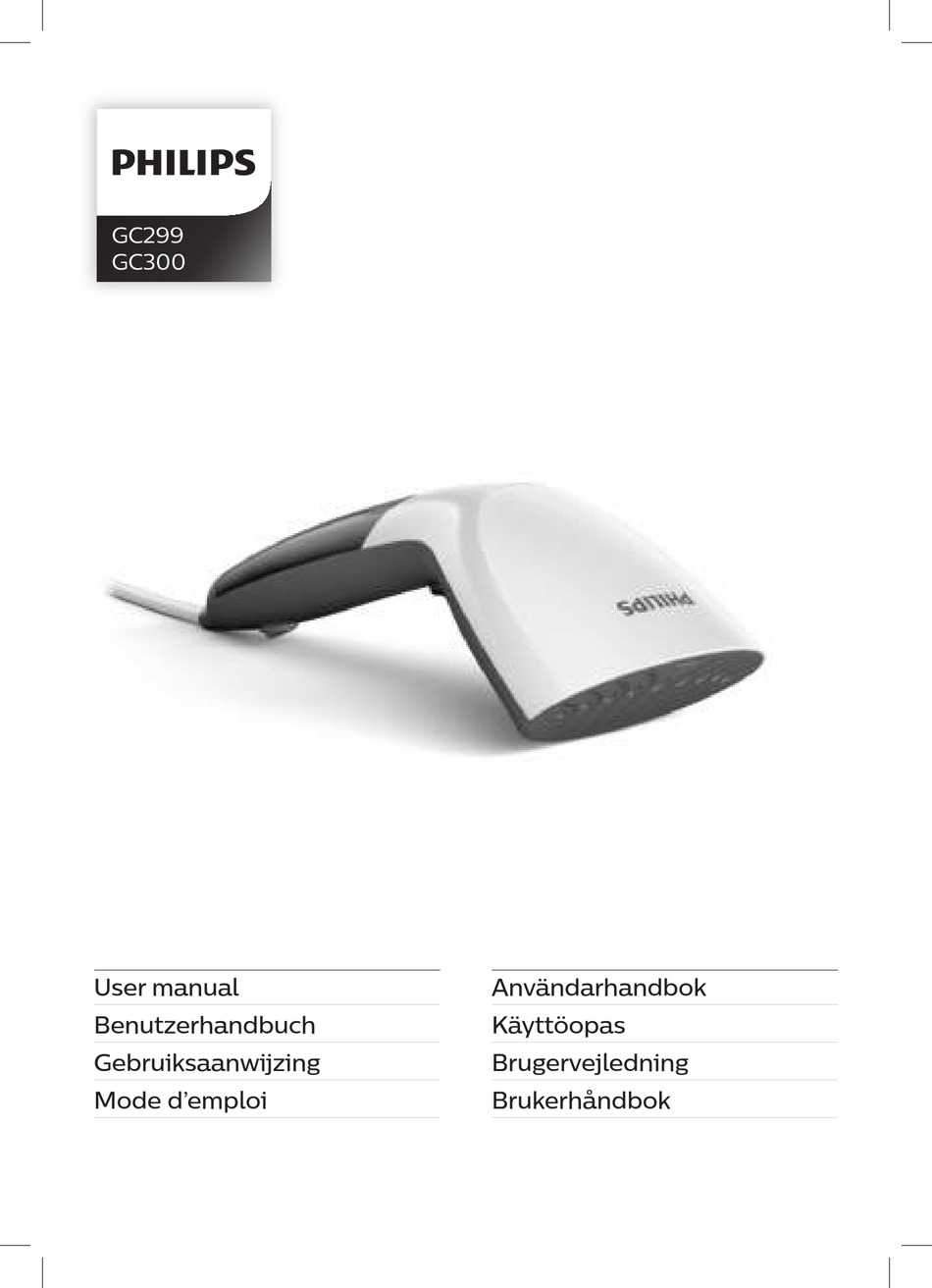 PHILIPS GC299 USER MANUAL Pdf Download | ManualsLib