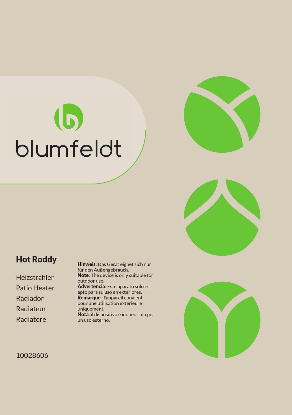 BLUMFELDT HOT RODDY MANUAL Pdf Download | ManualsLib