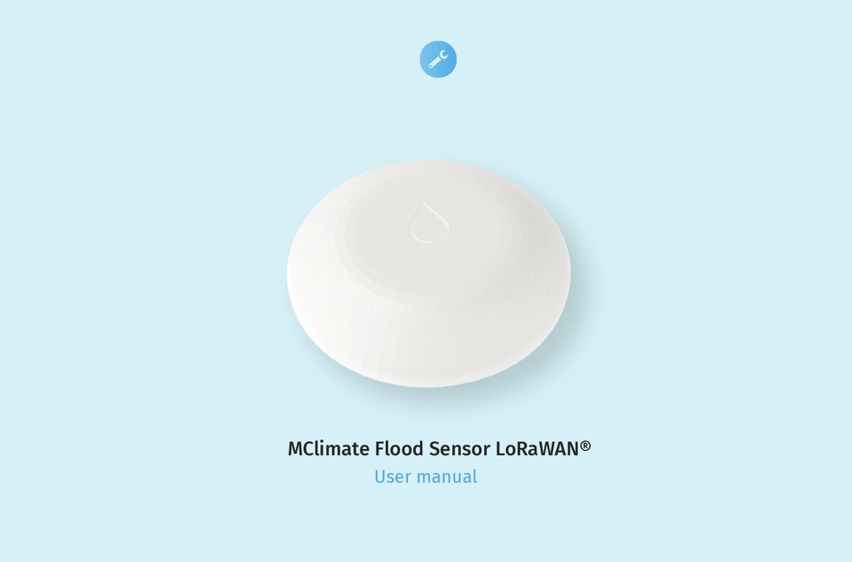 Mclimate Lorawan Mc Lw Flood User Manual Pdf Download Manualslib