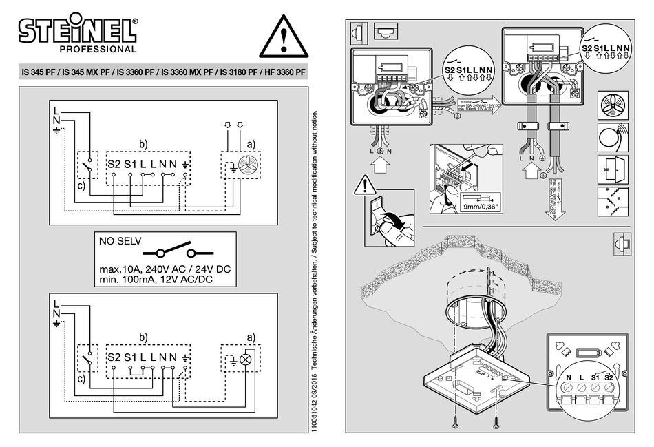STEINEL PROFESSIONAL IS 345 PF INSTRUCTIONS MANUAL Pdf Download ...