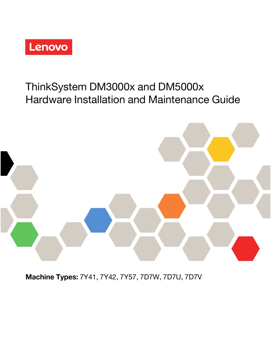 LENOVO THINKSYSTEM DM3000X HARDWARE INSTALLATION AND MAINTENANCE MANUAL Pdf Download | ManualsLib