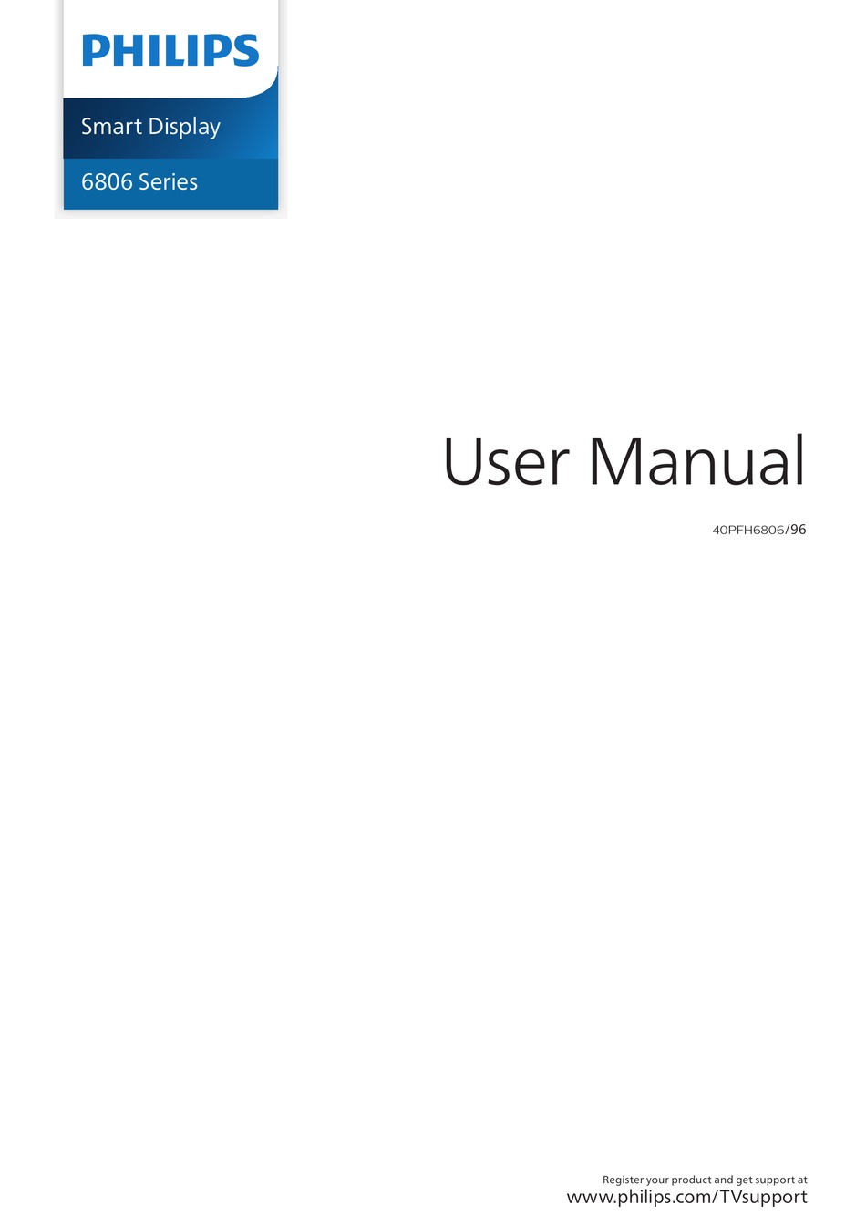 PHILIPS 6806 SERIES USER MANUAL Pdf Download | ManualsLib