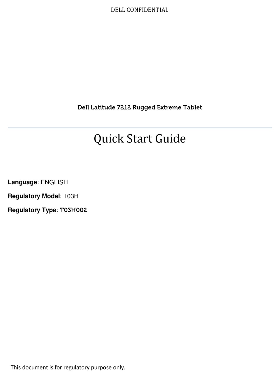 DELL T03H QUICK START MANUAL Pdf Download | ManualsLib