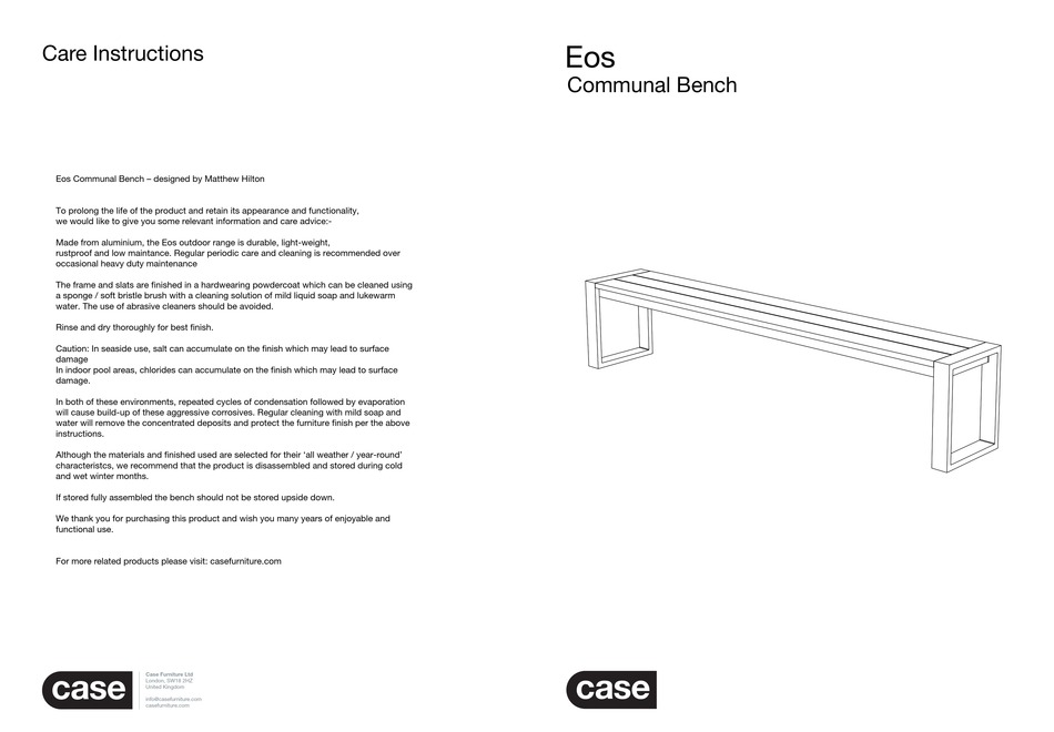 CASE EOS QUICK START MANUAL Pdf Download | ManualsLib