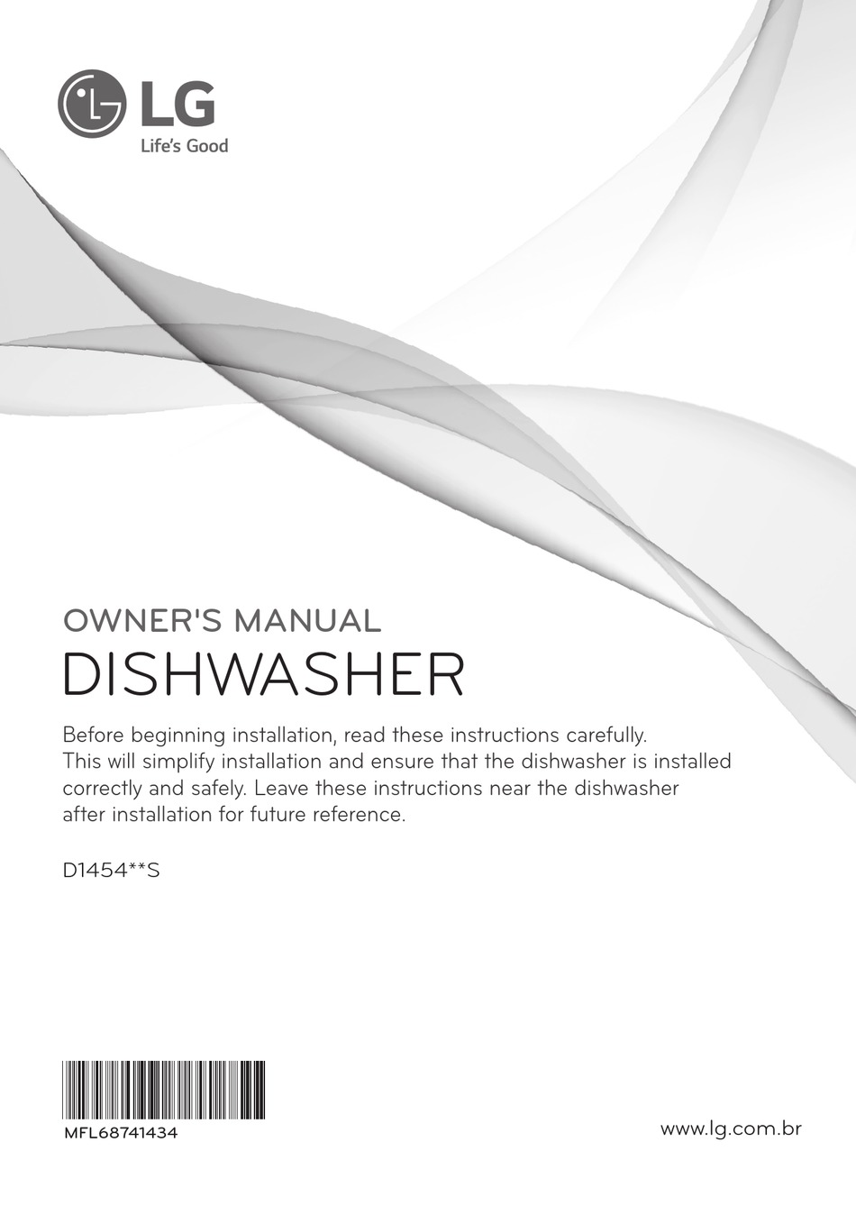 LG D1454 S OWNER'S MANUAL Pdf Download | ManualsLib