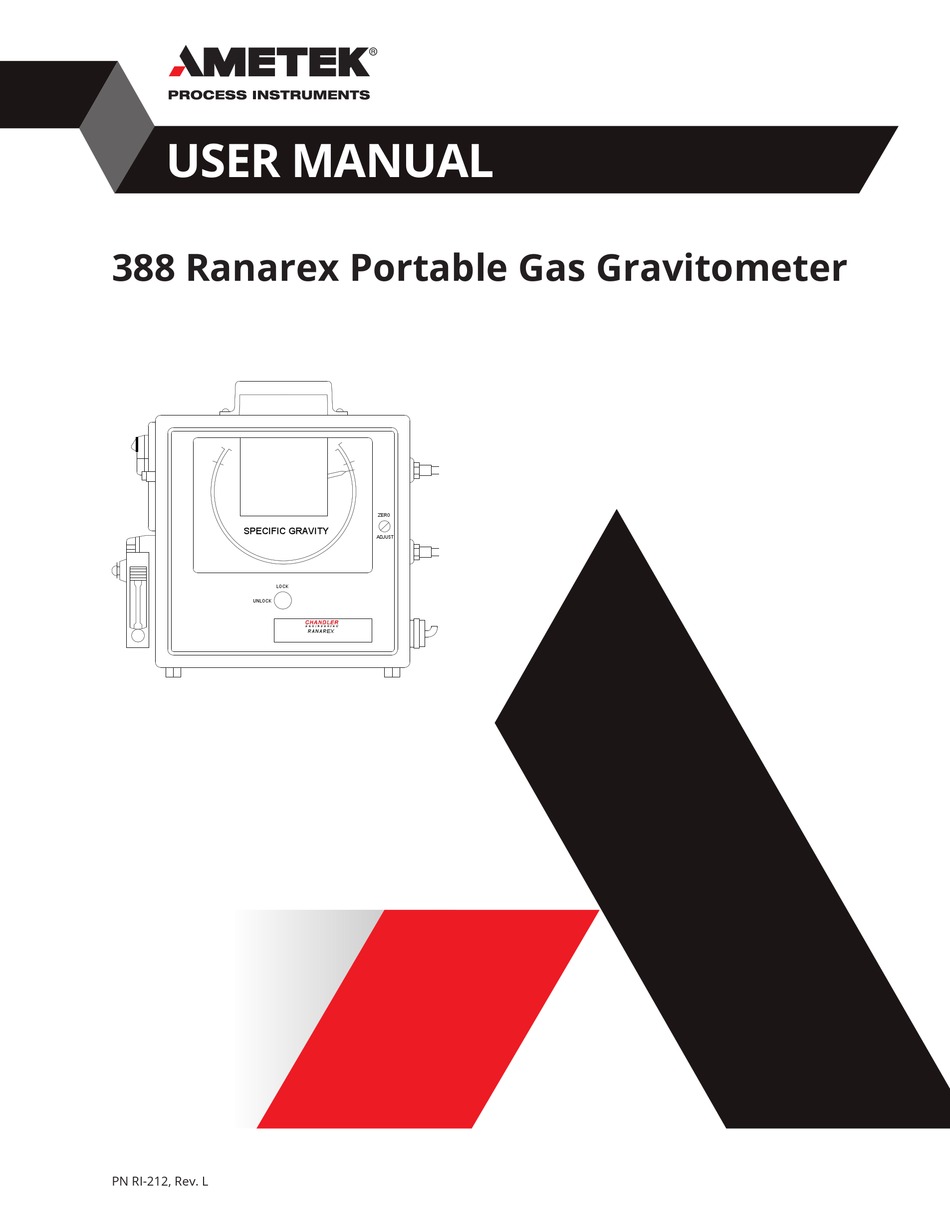 AMETEK 388 RANAREX USER MANUAL Pdf Download | ManualsLib