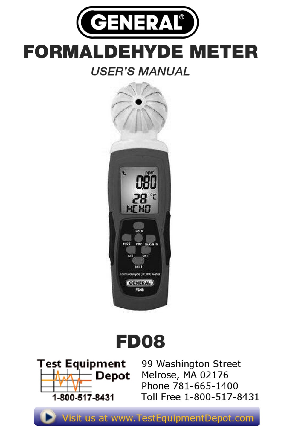 GENERAL FD08 USER MANUAL Pdf Download | ManualsLib