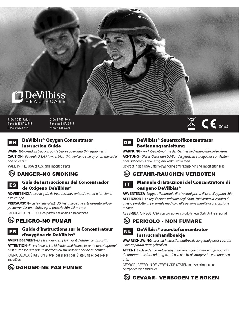 DEVILBISS HEALTHCARE 515A SERIES INSTRUCTION MANUAL Pdf Download ...