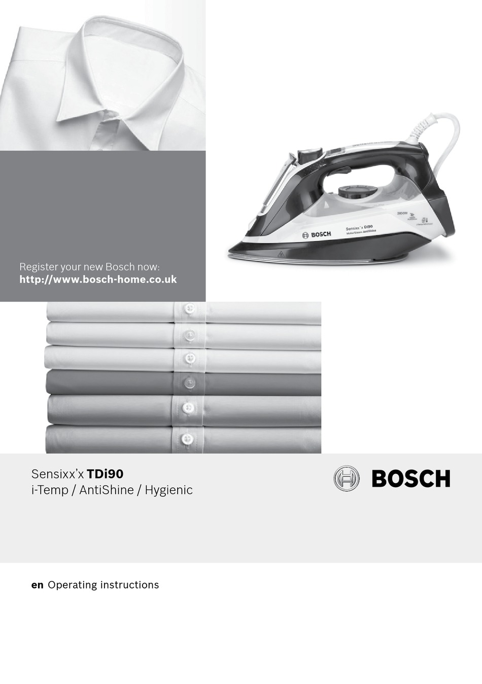 BOSCH SENSIXX'X TDI90 OPERATING INSTRUCTIONS MANUAL Pdf Download ...