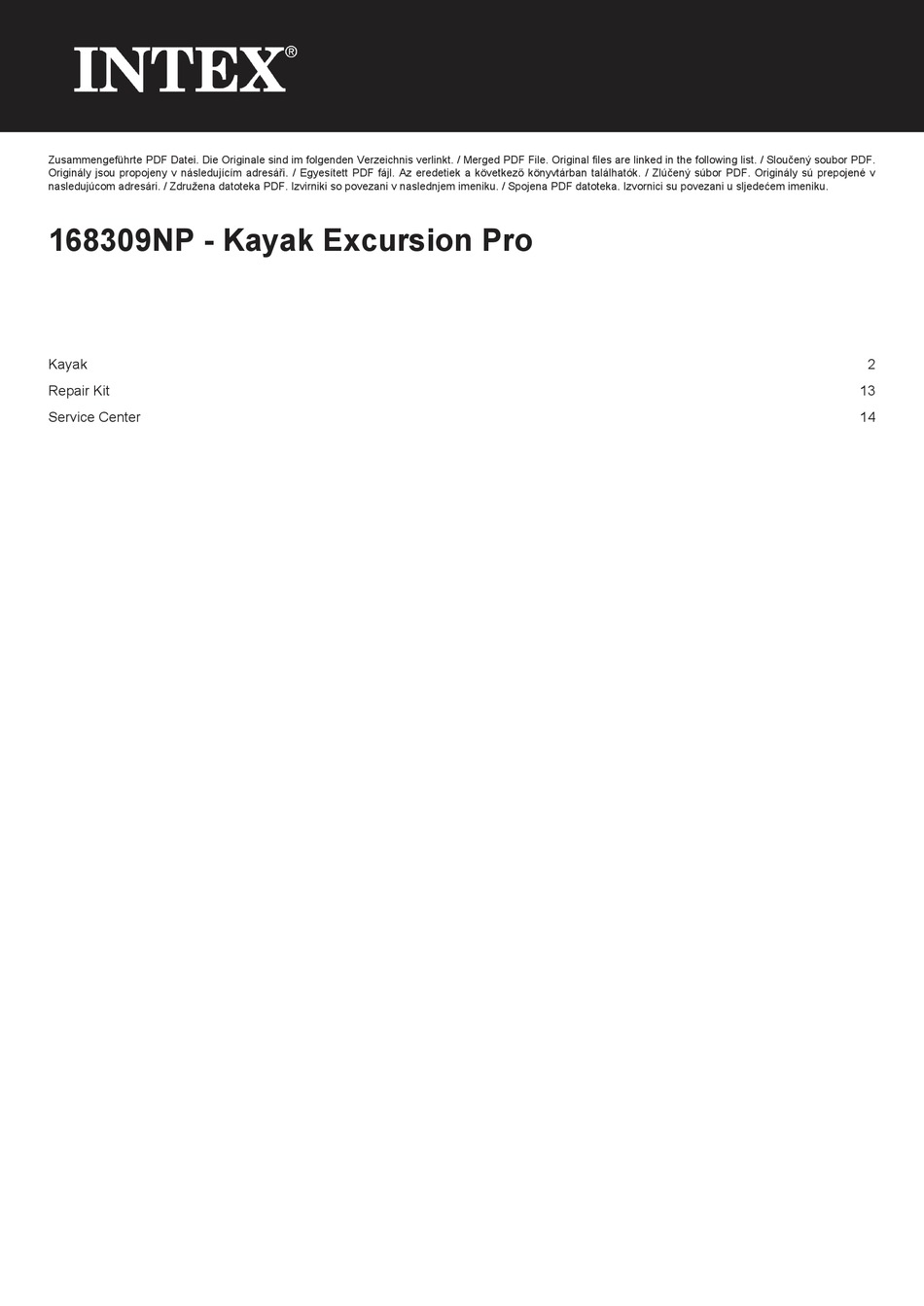 INTEX 168309NP OWNER'S MANUAL Pdf Download | ManualsLib