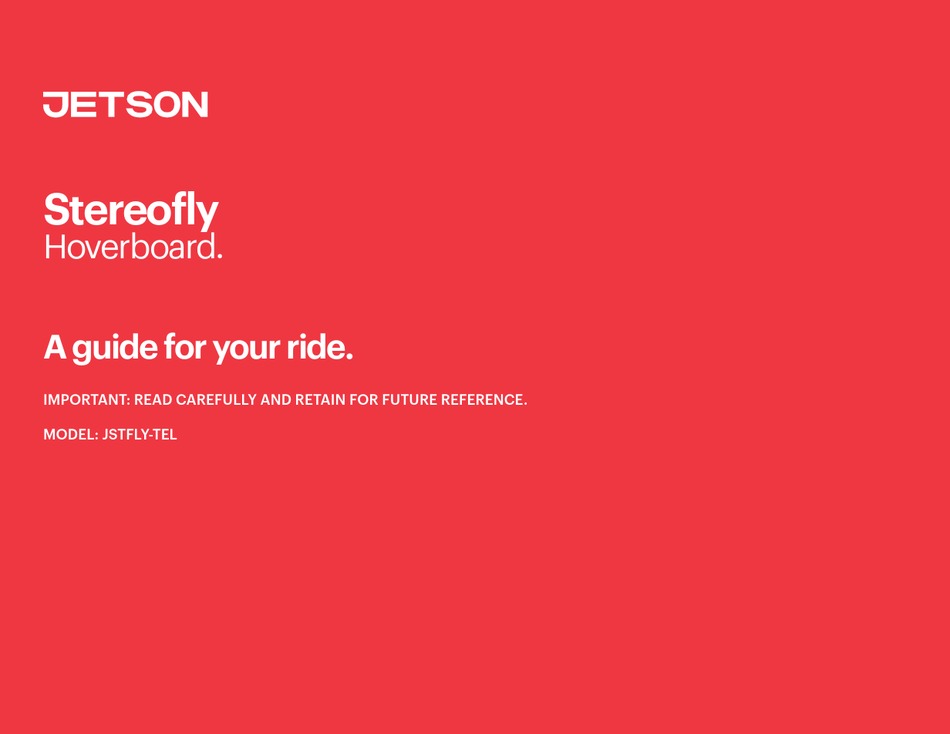 JETSON STEREOFLY MANUAL Pdf Download | ManualsLib