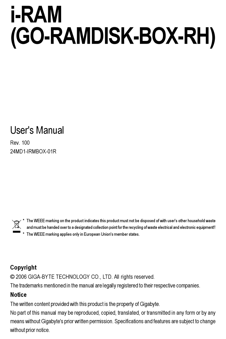 GIGABYTE I-RAM GO-RAMDISK-BOX-RH USER MANUAL Pdf Download | ManualsLib GIGABYTE I-RAM GO-RAMDISK-BOX-RH USER MANUAL Pdf Download | ManualsLib