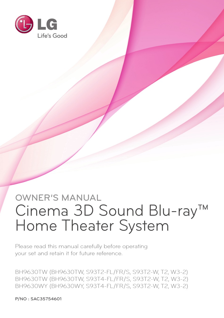 LG S93T2-T2 OWNER'S MANUAL Pdf Download | ManualsLib