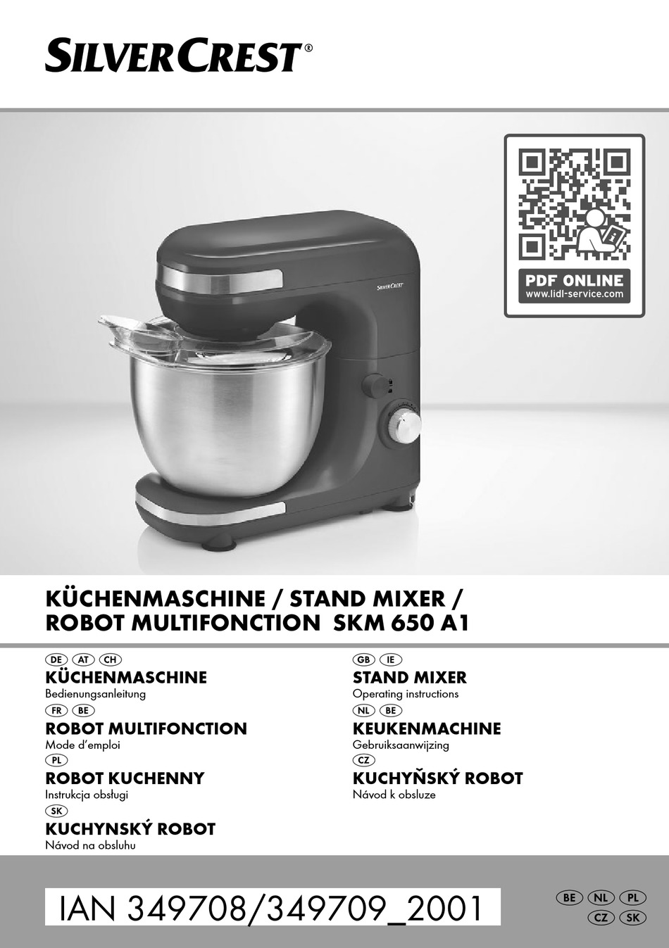Silvercrest Skm 600 A1 Manuals – QWFNTW