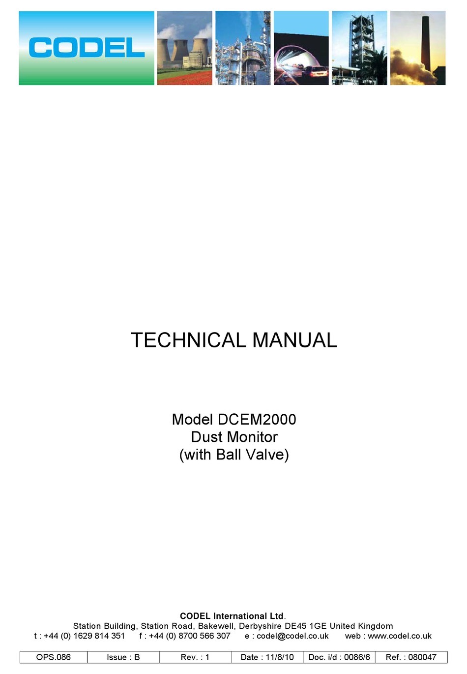CODEL DCEM2000 TECHNICAL MANUAL Pdf Download | ManualsLib