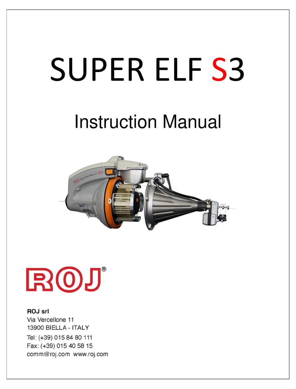 ROJ SUPER ELF S3 INSTRUCTION MANUAL Pdf Download | ManualsLib