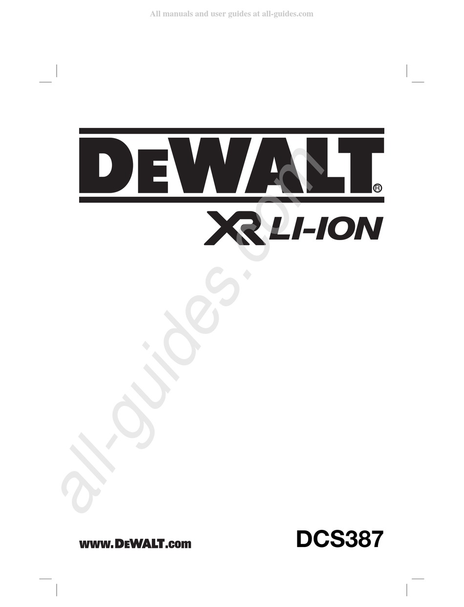 FLUKE DCS387 ORIGINAL INSTRUCTIONS MANUAL Pdf Download | ManualsLib