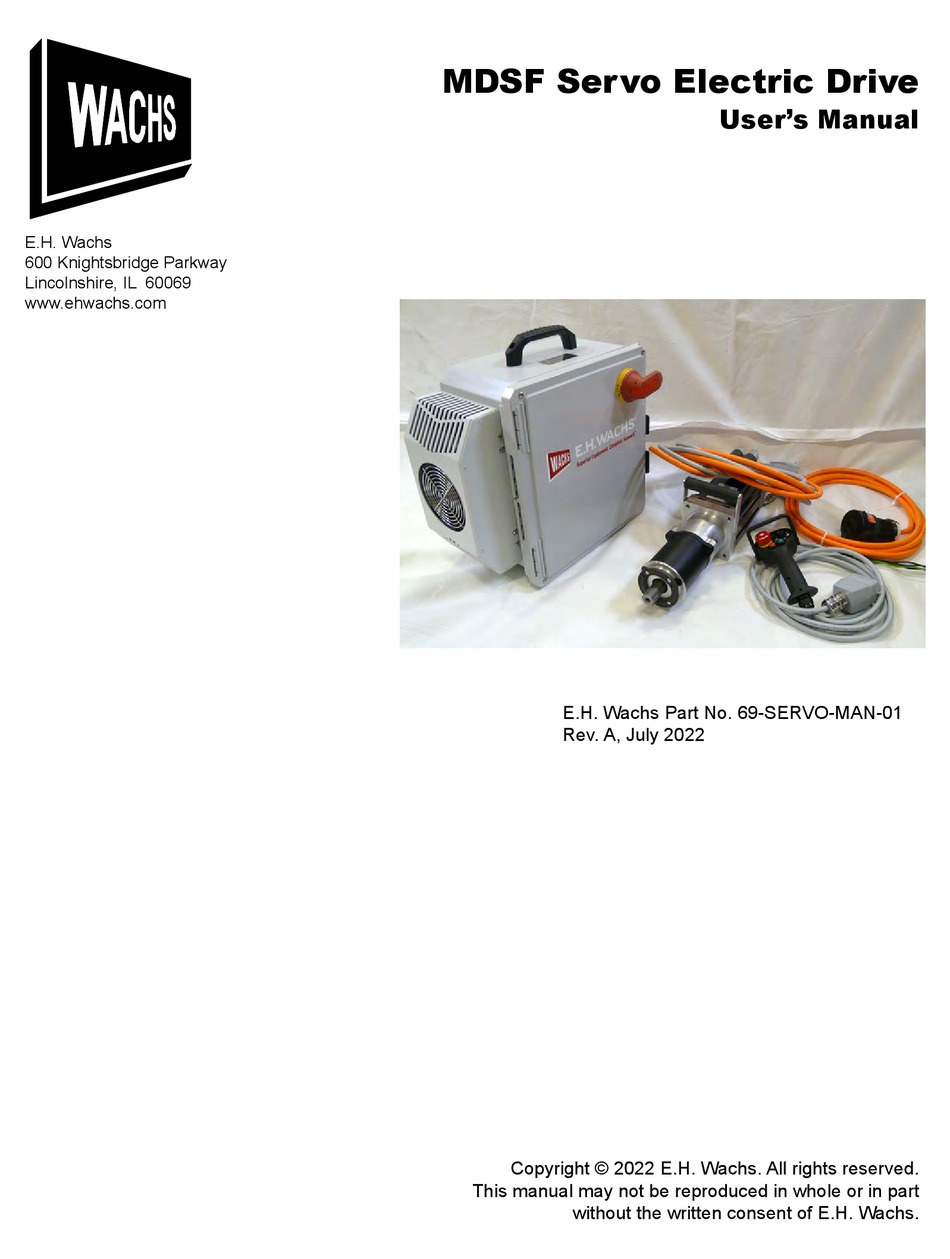 E.H. WACHS MDSF USER MANUAL Pdf Download | ManualsLib E.H. WACHS MDSF USER MANUAL Pdf Download | ManualsLib