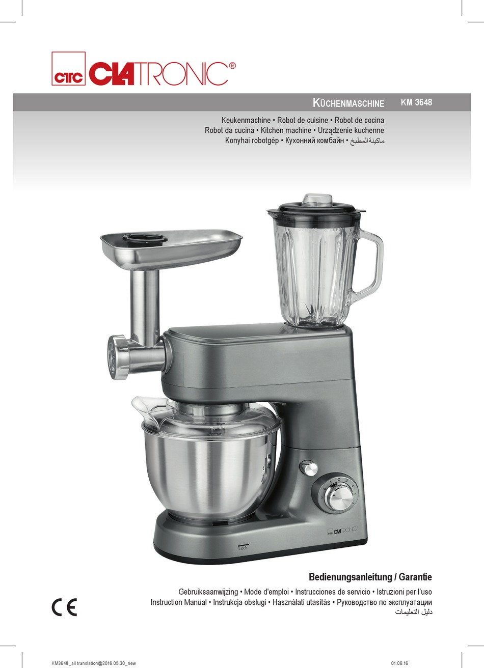 CLATRONIC KM 3648 INSTRUCTION MANUAL Pdf Download | ManualsLib