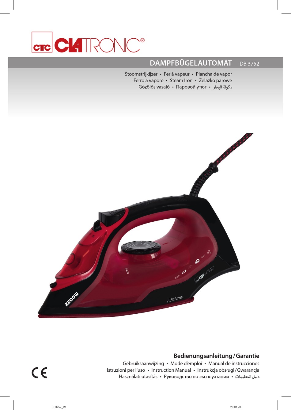 CLATRONIC DB 3752 INSTRUCTION MANUAL Pdf Download | ManualsLib