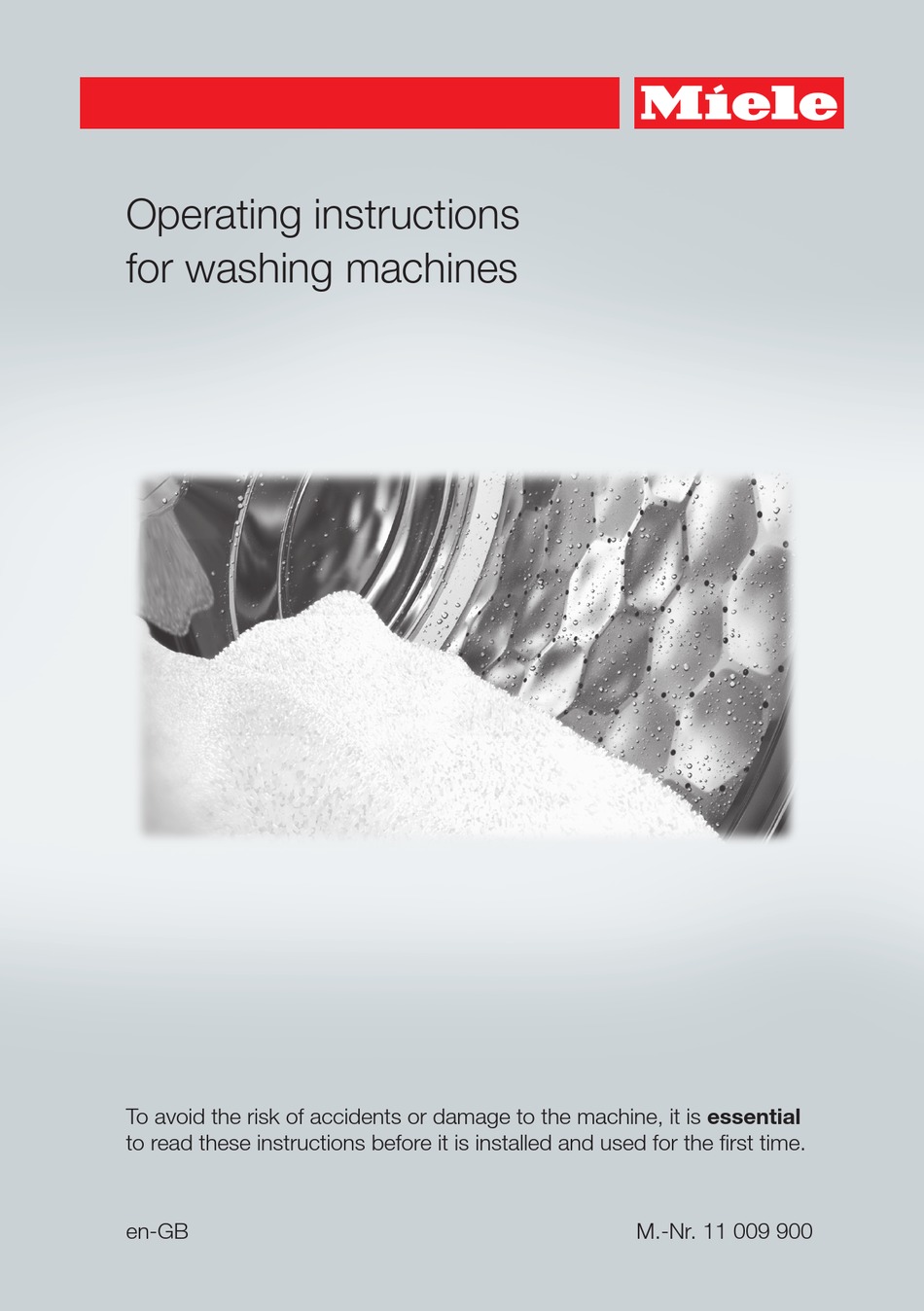 MIELE WCE660 WPS OPERATING INSTRUCTIONS MANUAL Pdf Download | ManualsLib