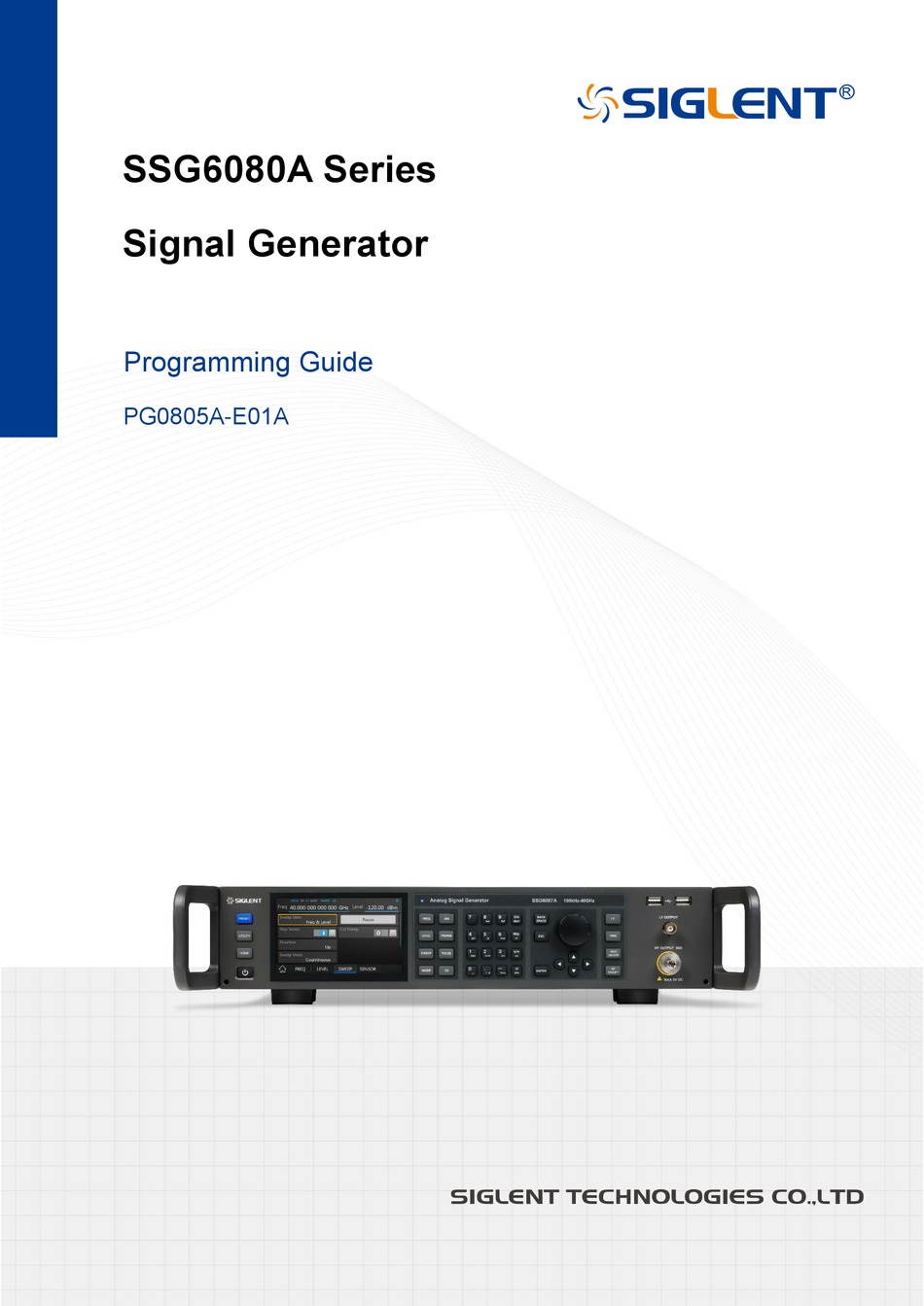 Siglent Ssg6080a Series Programming Manual Pdf Download Manualslib