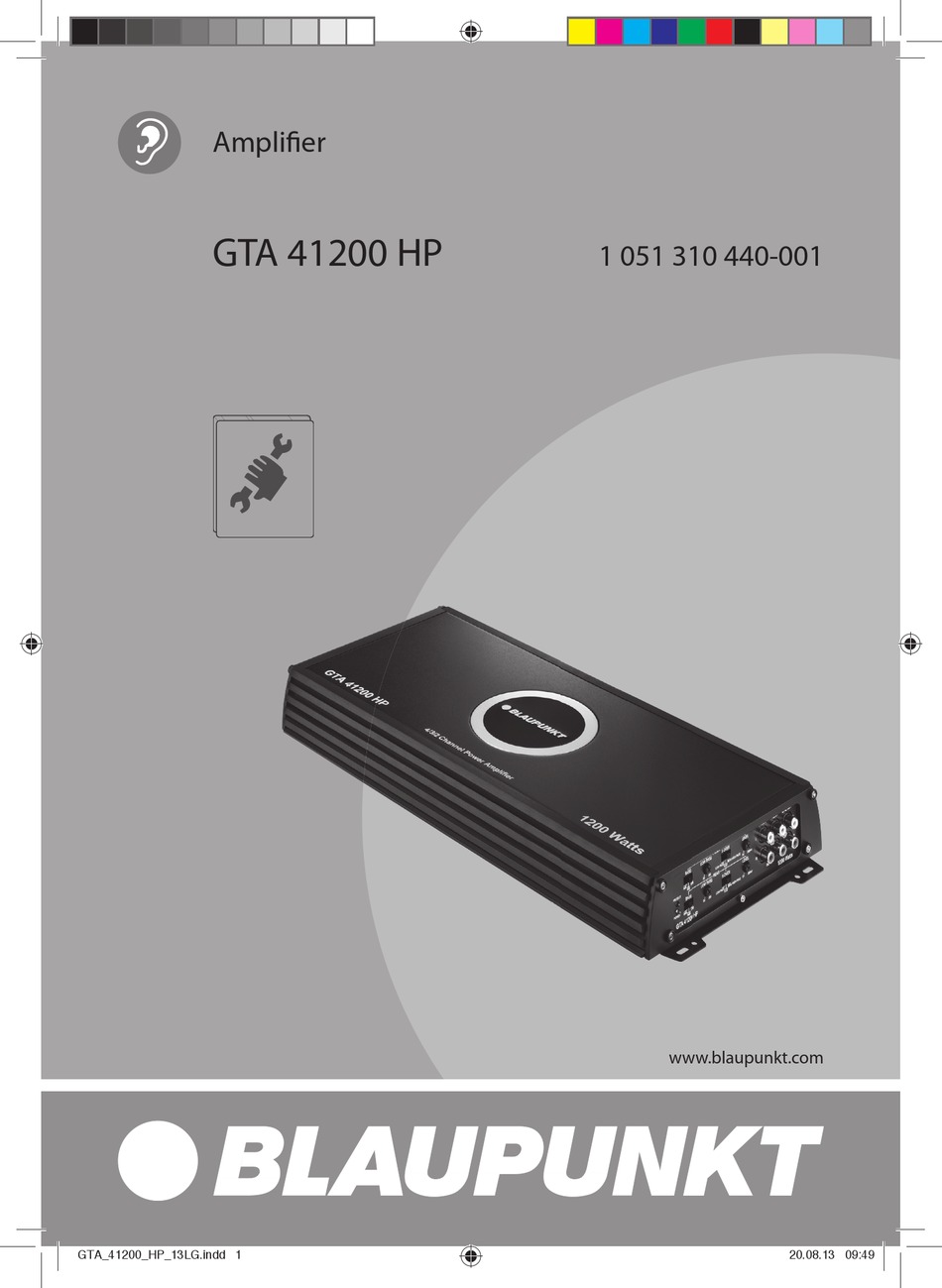 BLAUPUNKT GTA 41200 HP MANUAL Pdf Download | ManualsLib