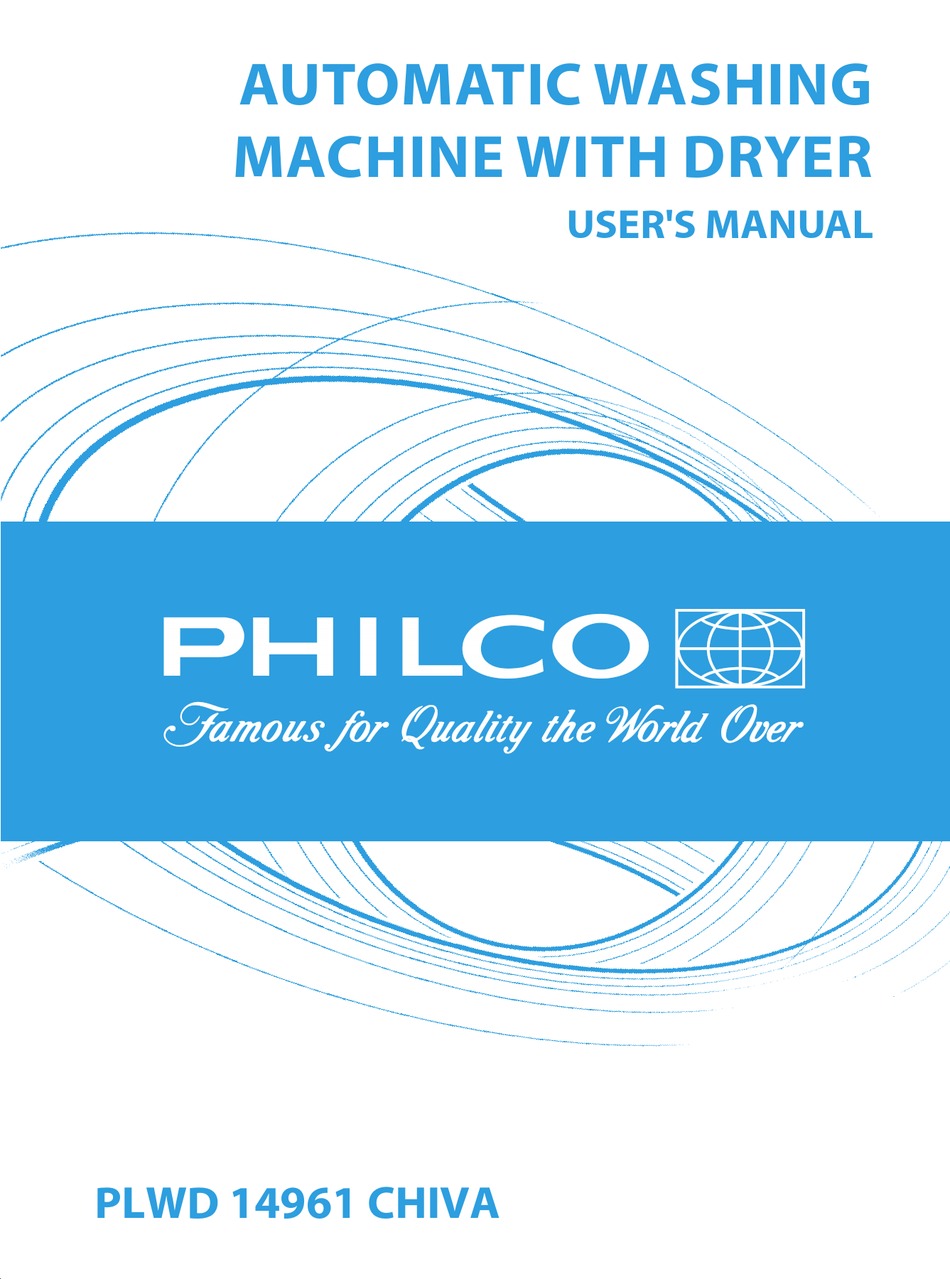 PHILCO PLWD 14961 CHIVA USER MANUAL Pdf Download | ManualsLib