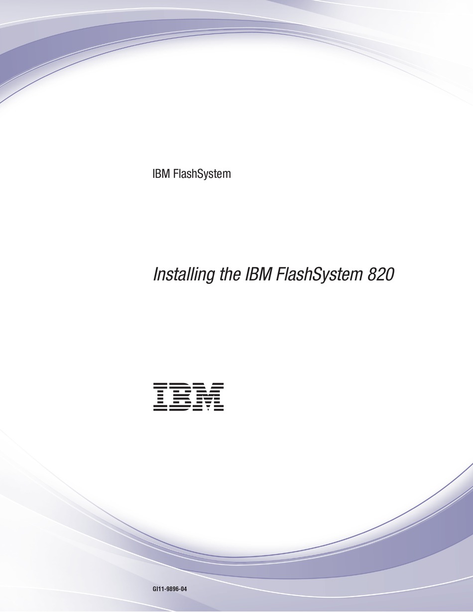 IBM FLASHSYSTEM 820 MANUAL Pdf Download | ManualsLib