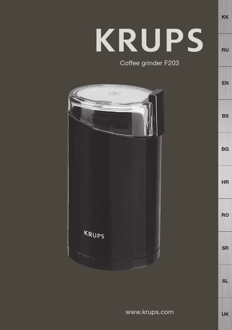 KRUPS F2034232 MANUAL Pdf Download | ManualsLib