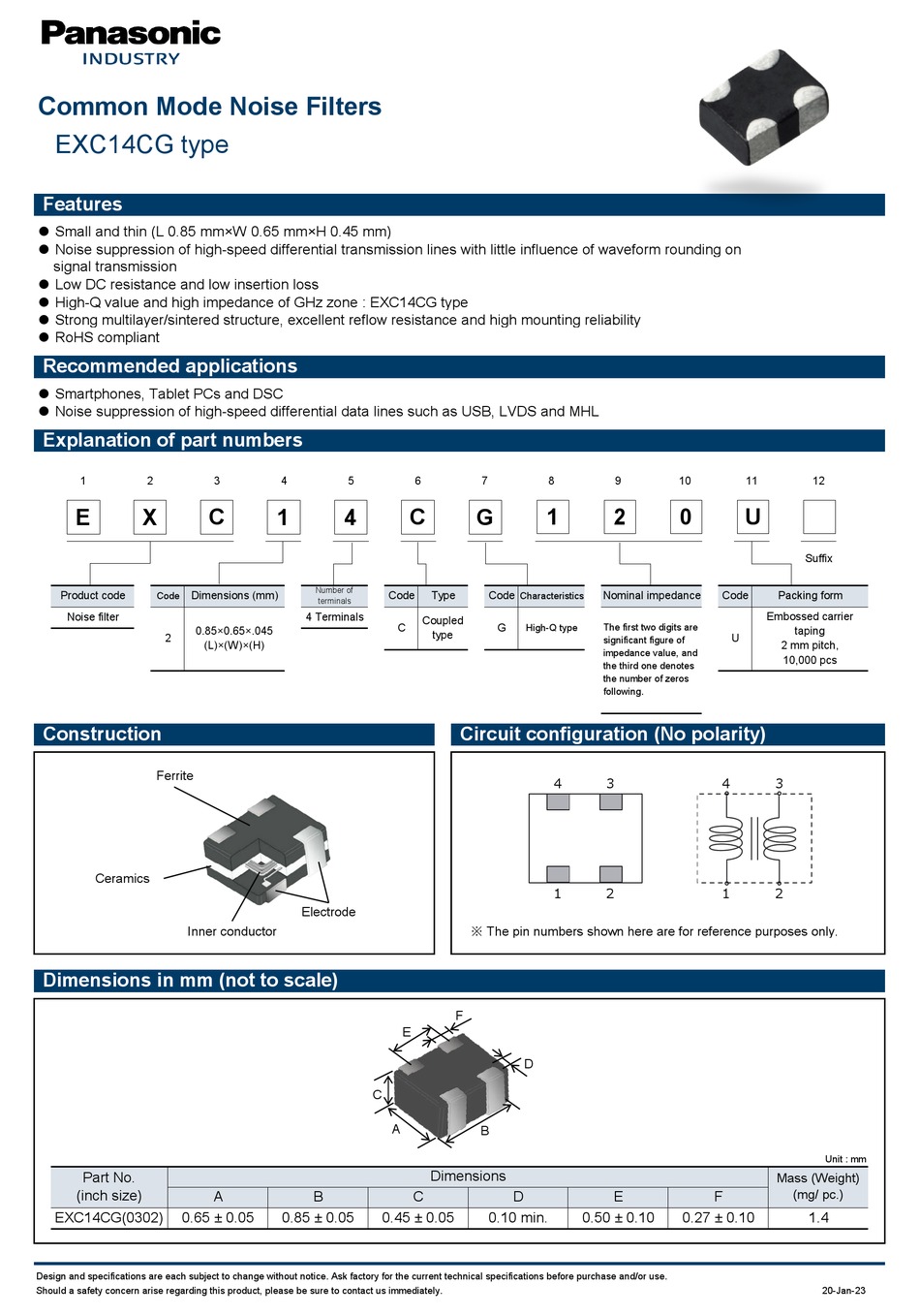PANASONIC EXC14CG QUICK START MANUAL Pdf Download | ManualsLib