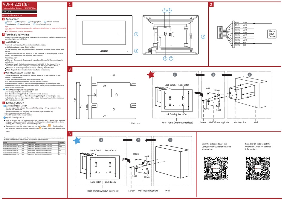 HIKVISION VDP-H2211 MANUAL Pdf Download | ManualsLib